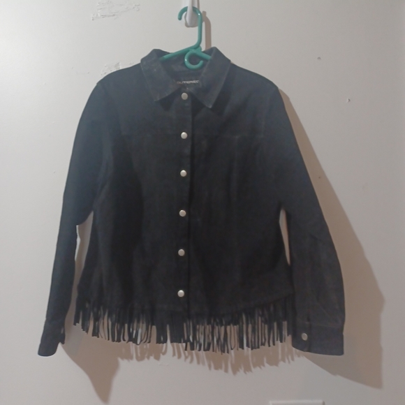 Outer Edge | Jackets & Coats | Outeredge Womens Black Large Leather ...